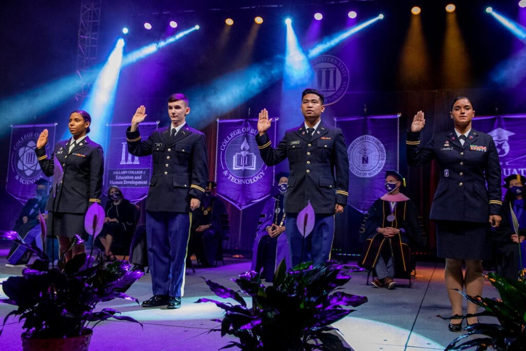 NSU ROTC CADETS COMMISSIONED AS U.S. ARMY OFFICERS … – 318Central