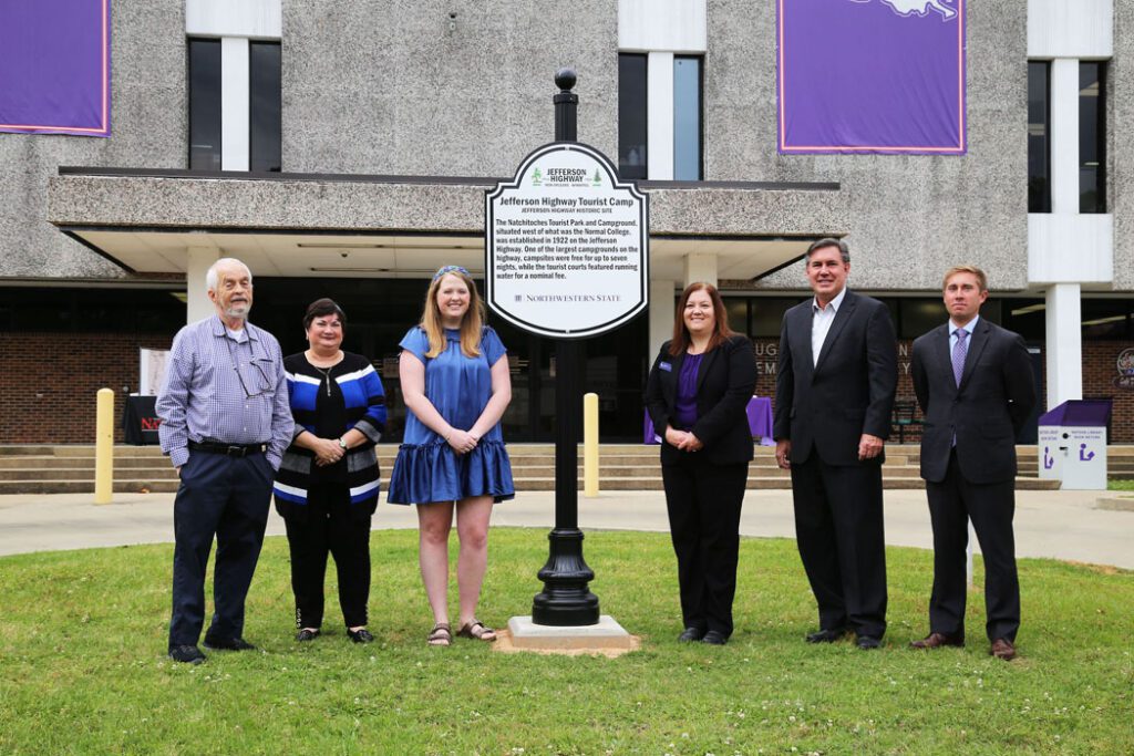 JEFFERSON HIGHWAY MARKER UNVEILED AT NSU – 318Central